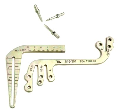 Dental Implant Locator Depth Pin Gauge Guide Locating Plate S-type L ...