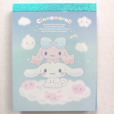 CINNAMOROLL Sanrio Memo Note Pad Mini Pocket Size 100 sheets JAPAN ...