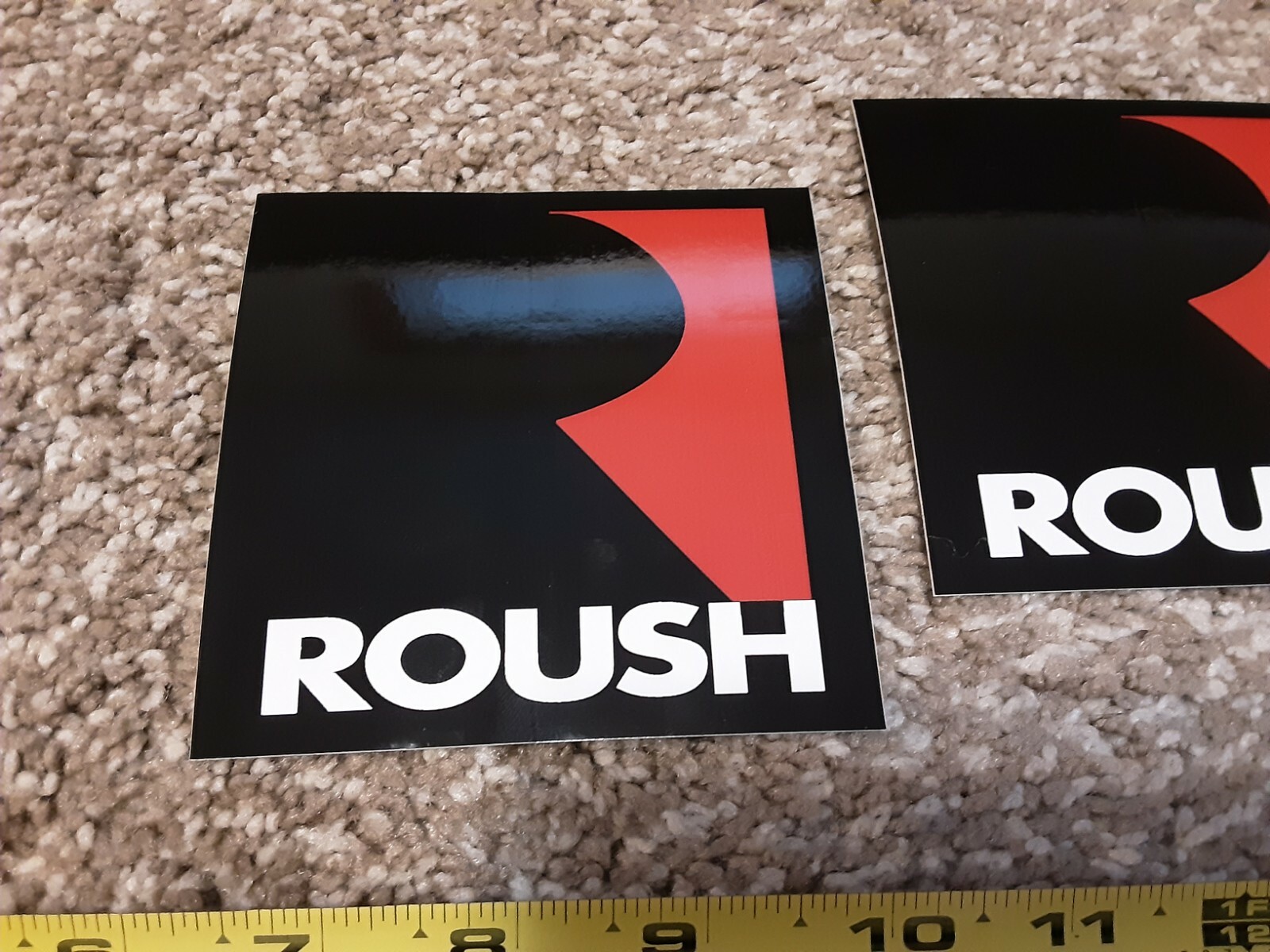 Lot of 2 Roush Racing Decals Stickers Cobra NHRA PDRA Coyote Outlaws ...
