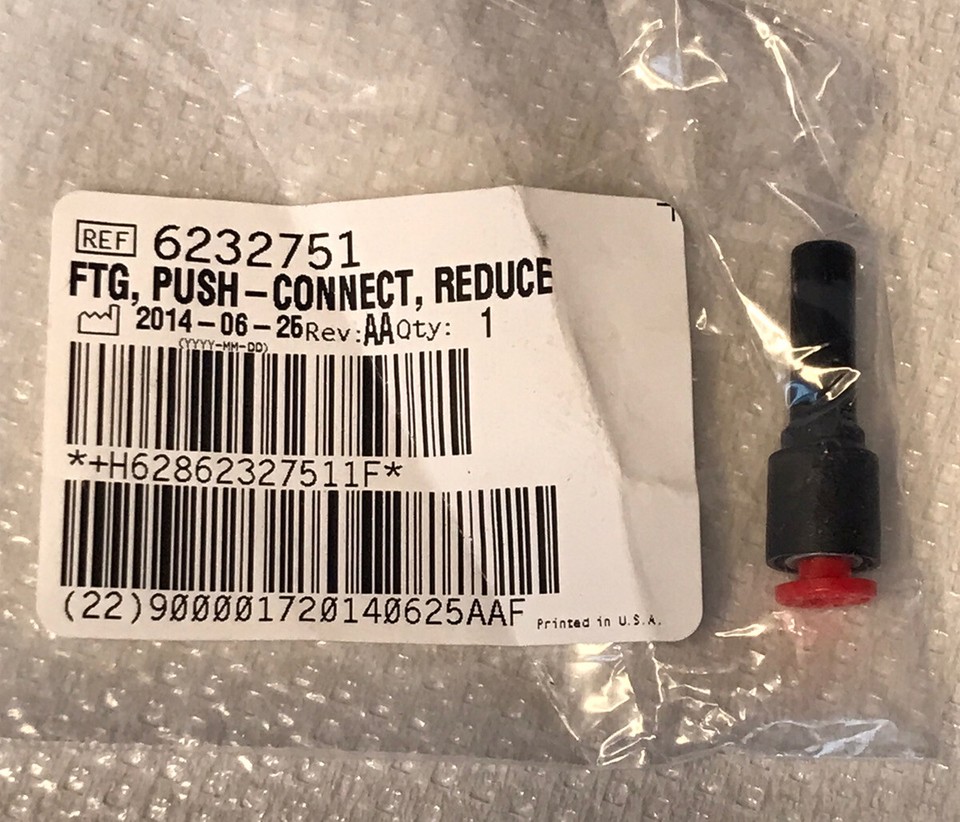 NOS Beckman Coulter Push Connect Reducer Fitting 6232751 | eBay