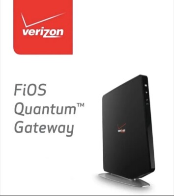 Verizon Fios Quantum Gateway 4-Port Wi-Fi Router - Black FIOS - G1100 ...