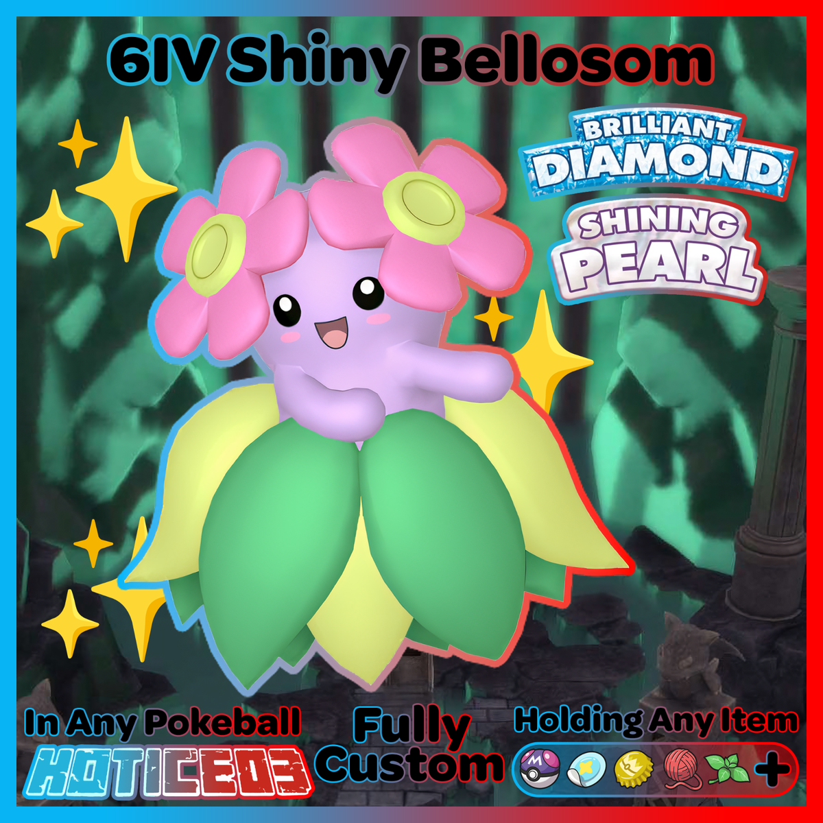 Shiny Bellossom Emerald