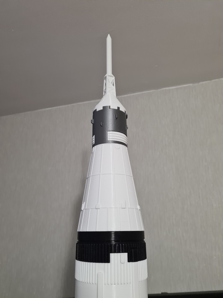 SATURN V 6ft 182cm 1/60 APOLLO 11 Display Large ROCKET MODEL FULLY ...
