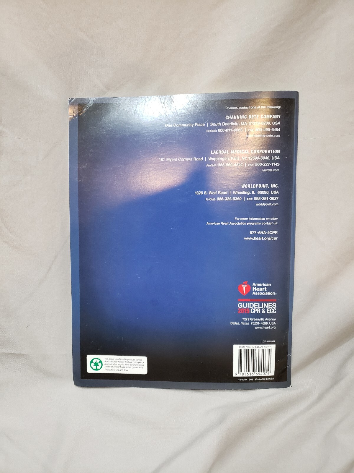 Basic Life Support (BLS) Provider Manual by American Heart Association ...