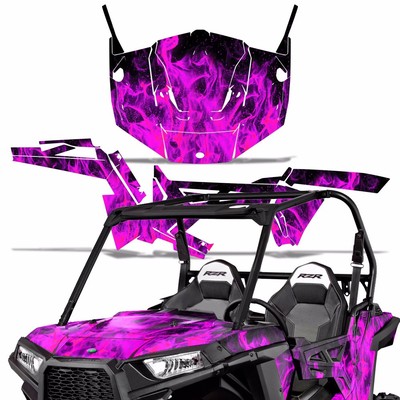 UTV Graphics SxS Decals Stickers For Polaris RZR 900 TRAIL 2DR 15-20 ...