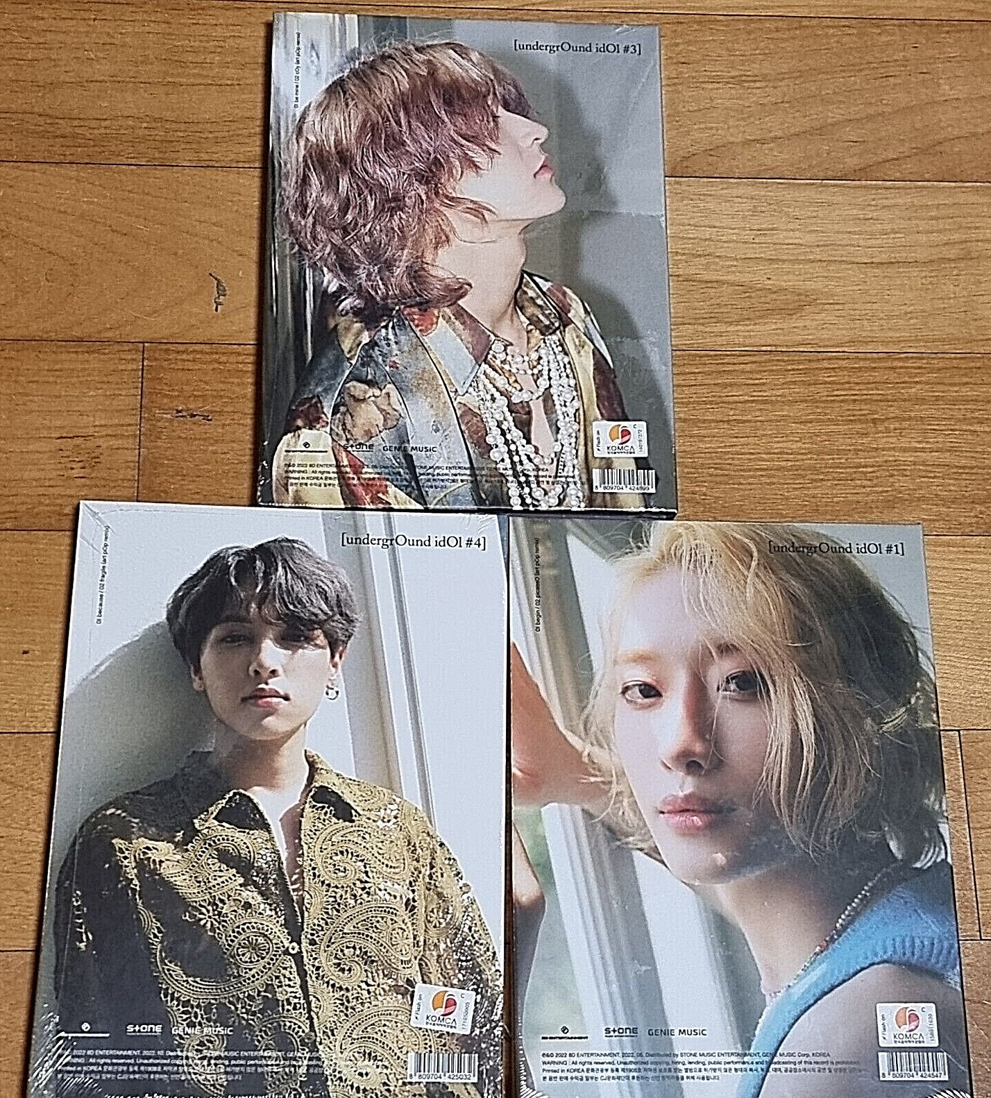 ONLY ONE OF OFFICIAL UndergrOund idOl #1 YOOJUNG,#3 JUNJI,#4 RIE ALBUM ...