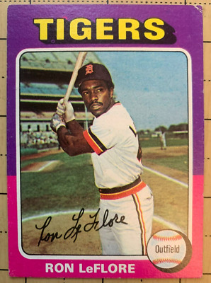 1975 TOPPS BASEBALL RON LeFLORE #628 - ROOKIE! | eBay