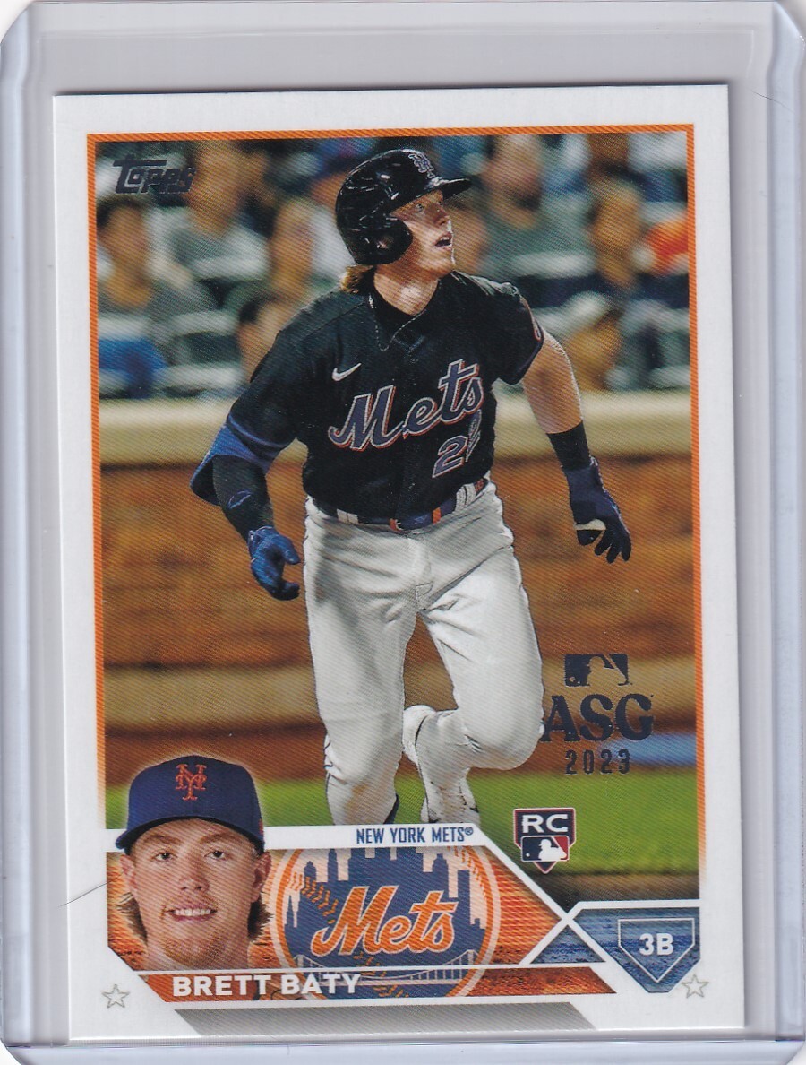 2023 TOPPS (SET ASG SP RARE) RC BRETT BATY NEW YORK METS ROOKIE GE-2636 ...