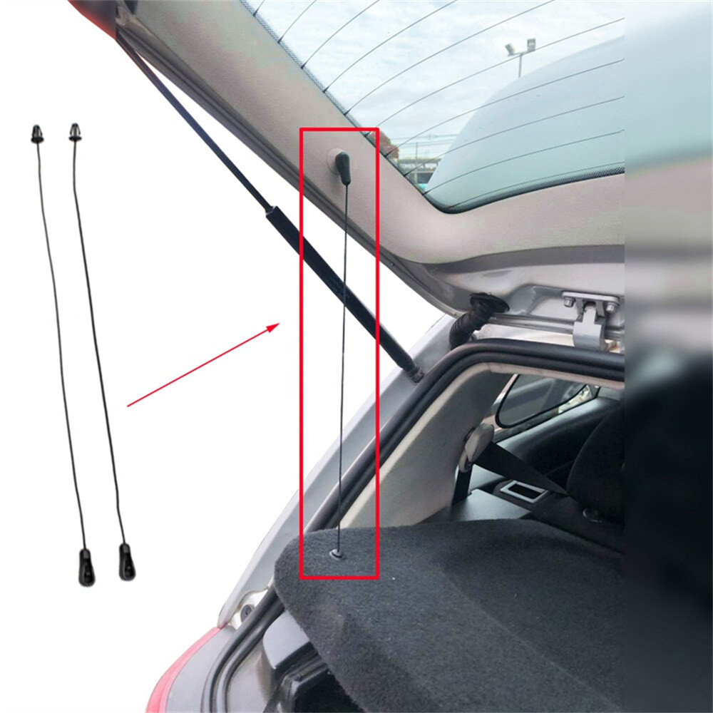 2 Pcs Interior Rear Parcel Shelf String For Ford Focus 2 MK2 Hatchback ...