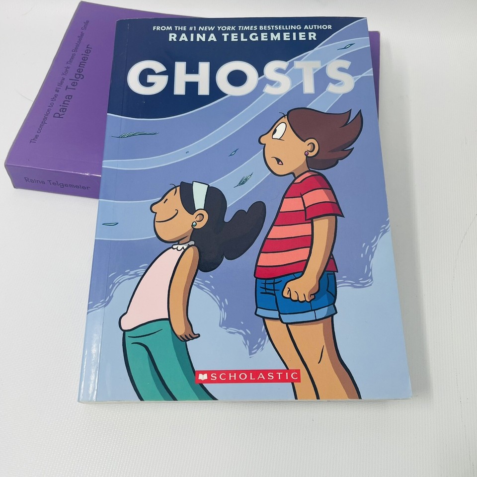 Lot of 5 Raina Telgemeier Books Smile (SIGNED) Drama Sisters Ghosts ...