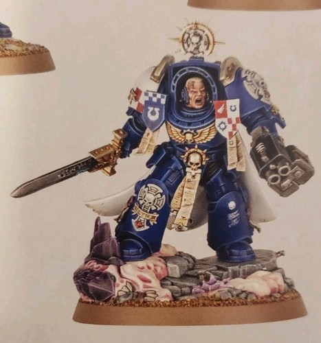 Warhammer 40k Space Marine Captain In Terminator Armor from Leviathan ...