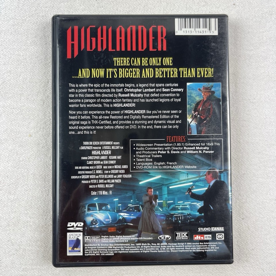 Highlander (DVD, 2002) 13131143195| eBay