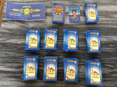 Camel Cash Lot of 430 C-Notes Notes Singles 2002 Blue Vintage ...