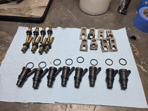 MERCEDES FUEL INJECTOR SET KIT W107 W126 380SL 380SLC 380SEL 500SEL ...