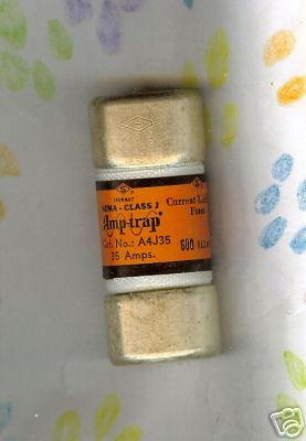 GOULD SHAWMUT 35 AMP A4J35 FUSE CLASS J A4J 35 600 VOLT | eBay