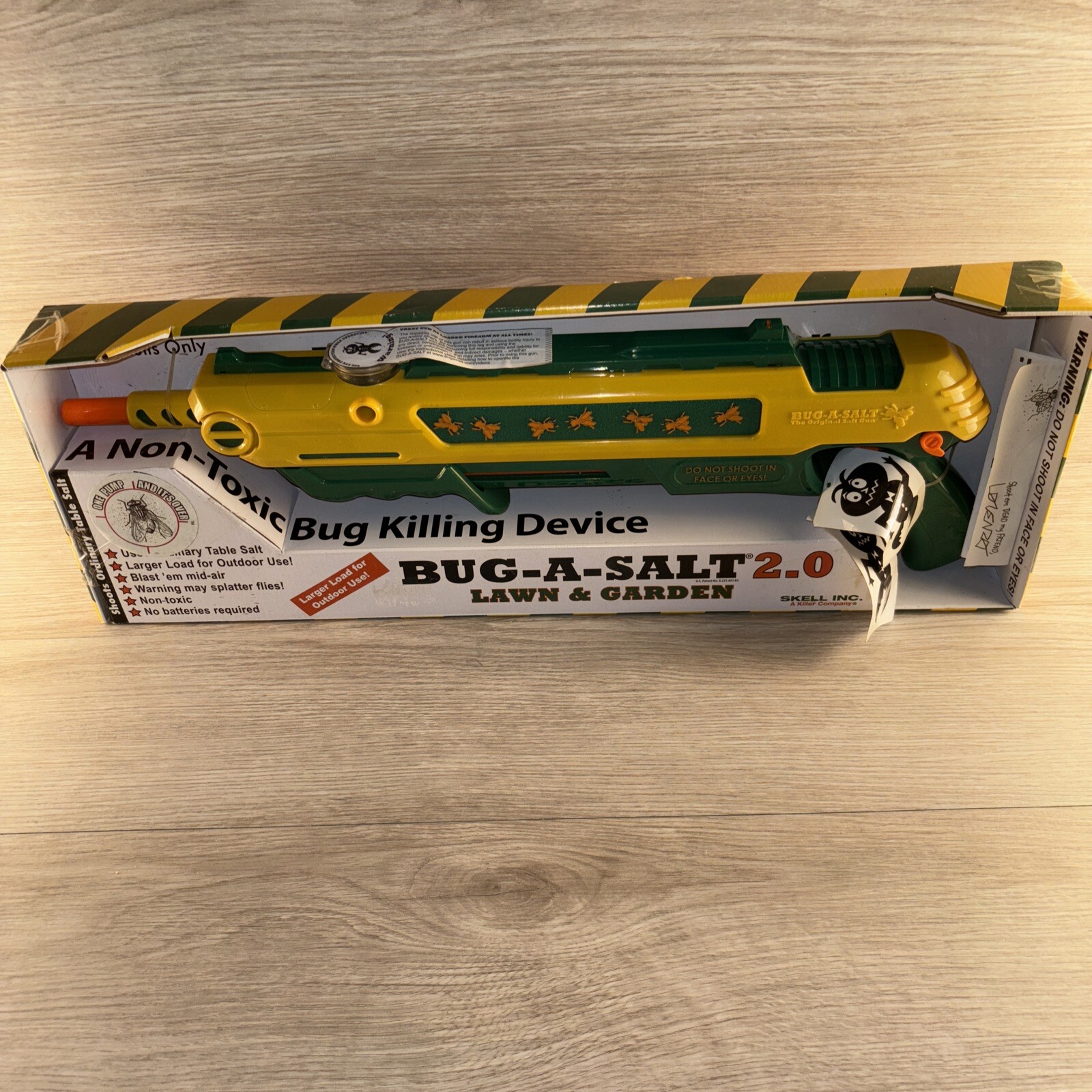 Bug-A-Salt 2.0 Original Salt Gun Kills Flying Insects Bug Assault ...