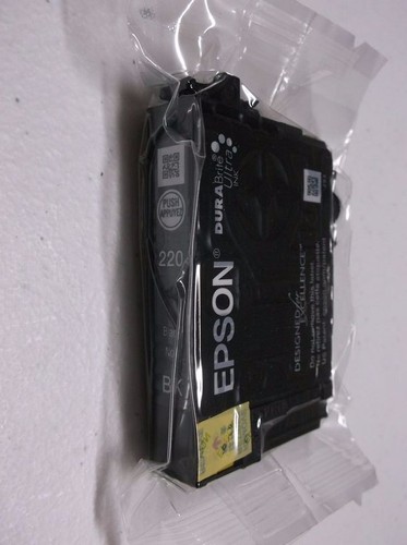 Epson 220 BLACK ink PRINTER XP 320 420 424 Workforce WF 2630 2650 2660 ...