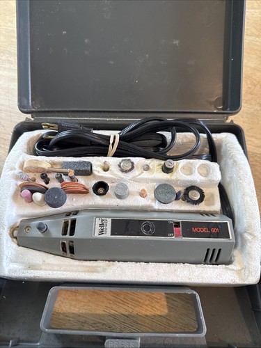 Weller Mini Shop Rotary Tool Model 601 With Case Attachments Tested | eBay