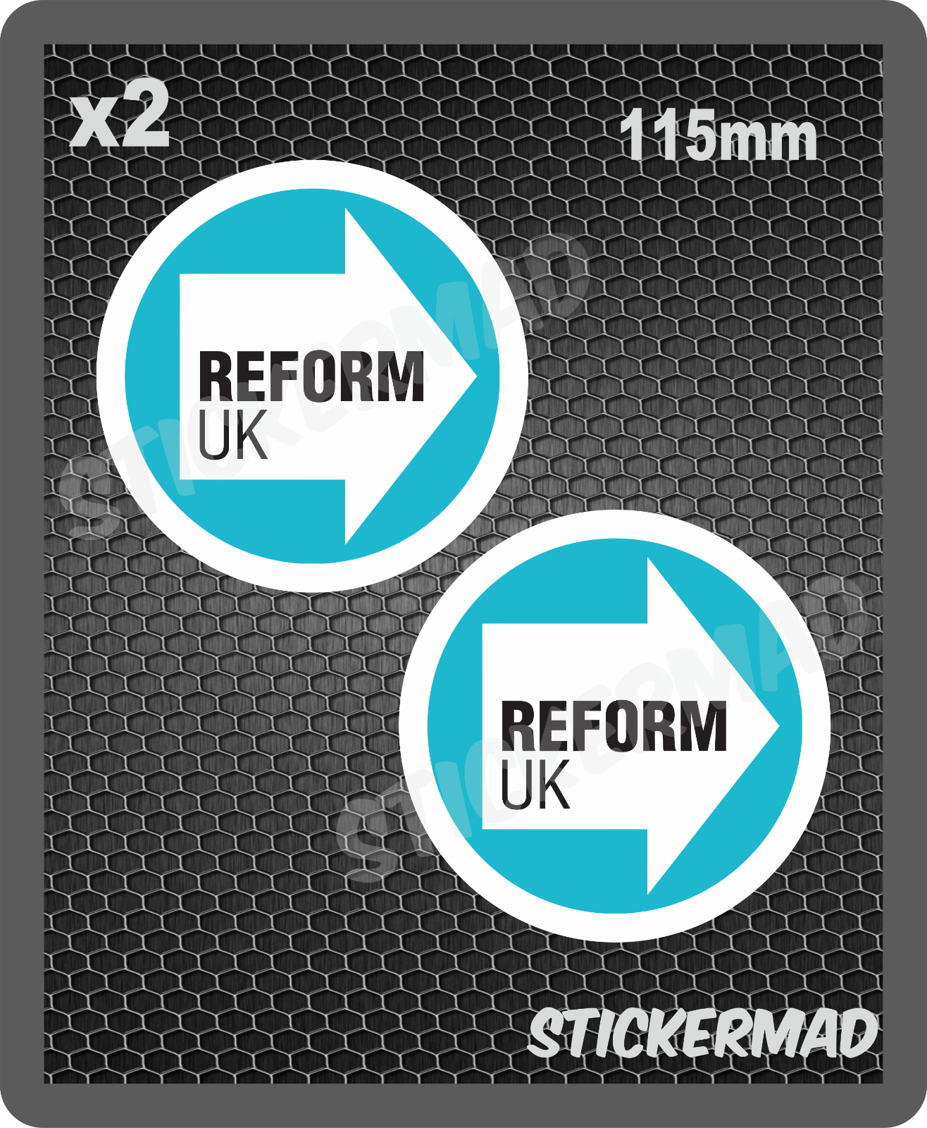 Nigel Farage Reform UK Stickers Prime Minister Election Campaign UKIP ...