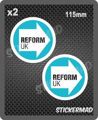 Nigel Farage Reform UK Stickers Prime Minister Election Campaign UKIP ...