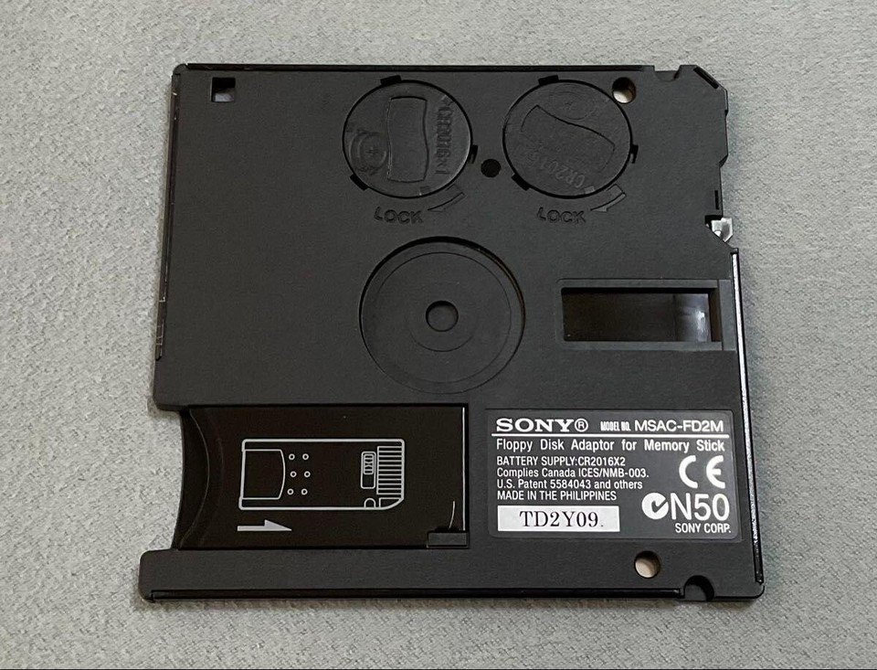 Sony MSAC-FD2M Memory Stick Floppy Disk Adapter w/Driver Software Japan ...