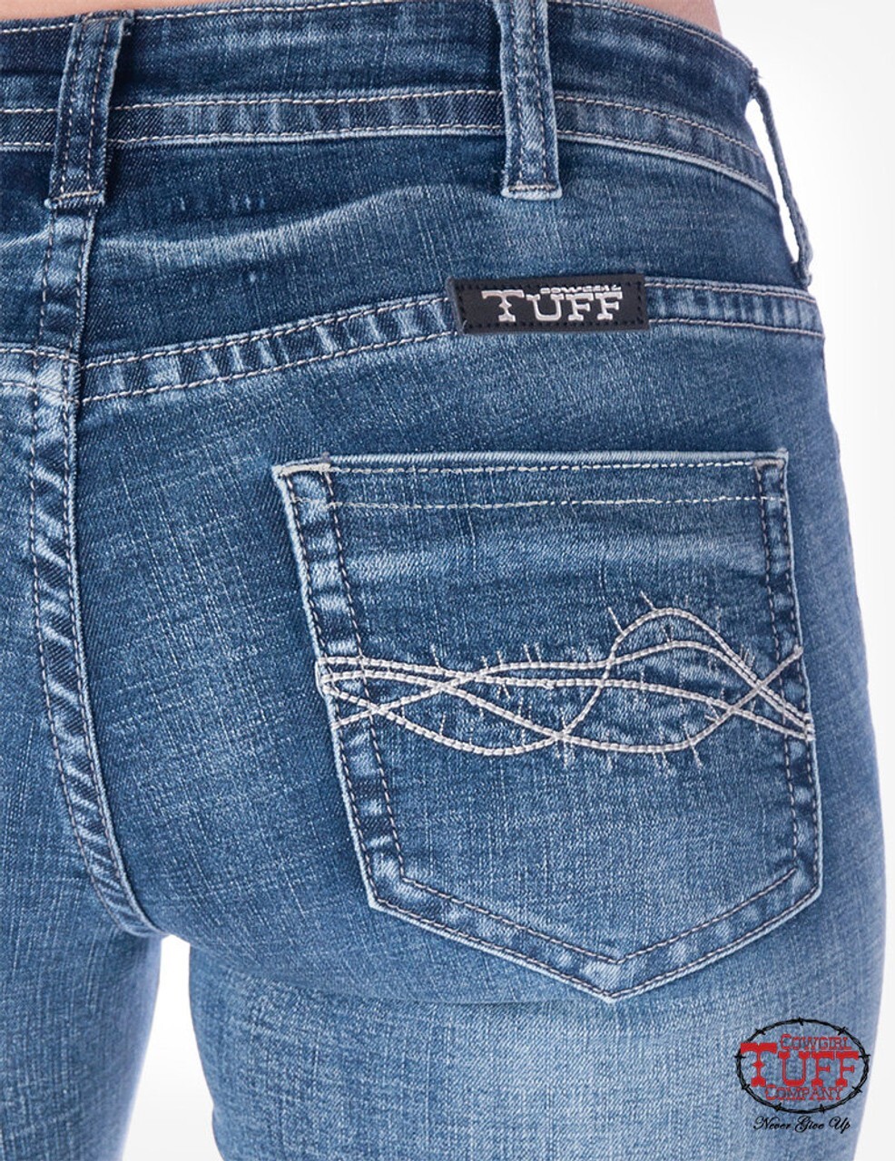 New! Women's Cowgirl Tuff EXTREME AZTEC TROUSER TUFF FLEX DENIM JEANS ...