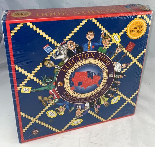 SEALED Presidential ELECTION 2000 REPUBLICAN BOARD GAME Bush vs Gore ...