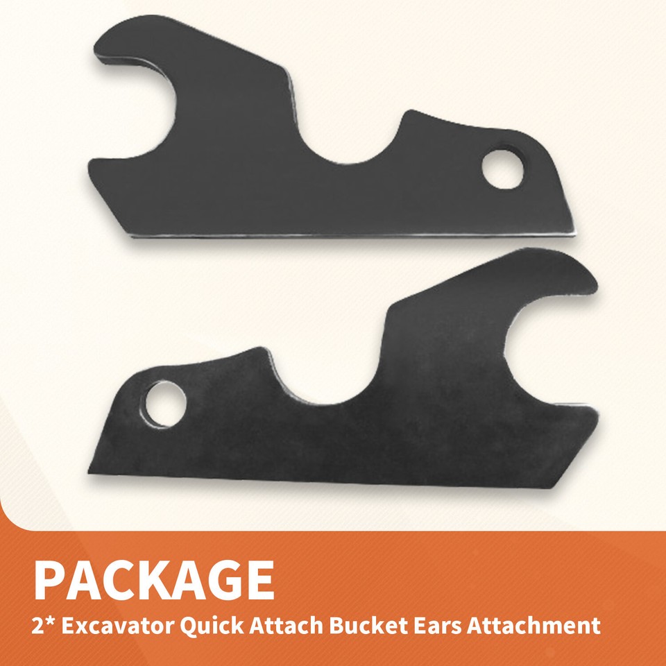 Quick Attach Excavator Bucket Ears for Kubota U35 KX71 KX91 KX121 KX040 ...