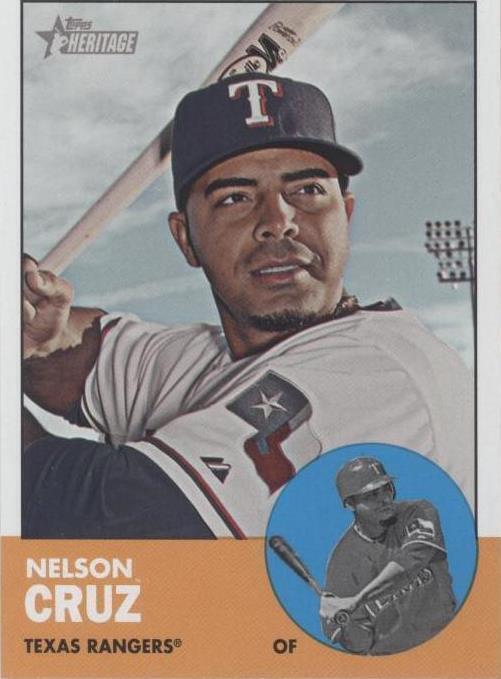 2012 Topps Heritage - Nelson Cruz #468 Color Swap for sale online | eBay