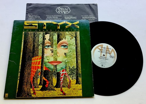 STYX THE GRAND ILLUSION LP RECORD 1977 PRESSING MASTERING LAB EXCELLENT ...