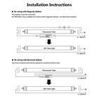 T8 T10 T12 R17D/HO 4Ft 24W LED Bulb Daylight Equivalent F48T12/CW/HO ...