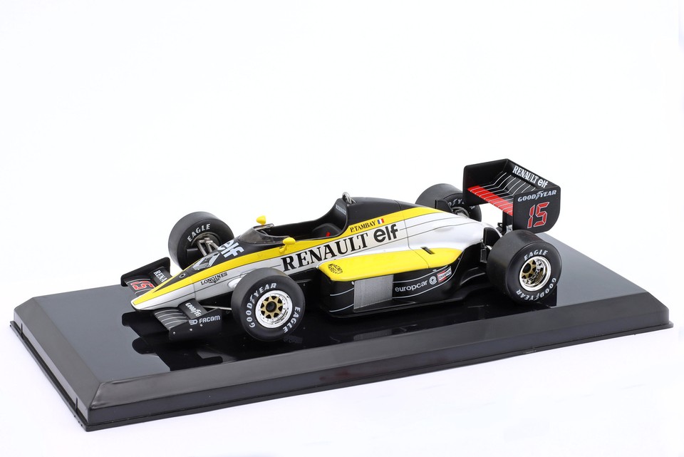 Patrick Tambay Renault RE60 #15 Formel 1 1985 1:24 Premium Collectibles ...