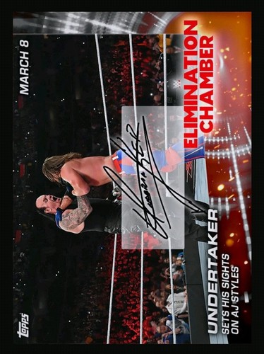 DIGITAL CARD Topps WWE Slam UNDERTAKER EC 2020 RECAP SUPER RARE AUTO ...