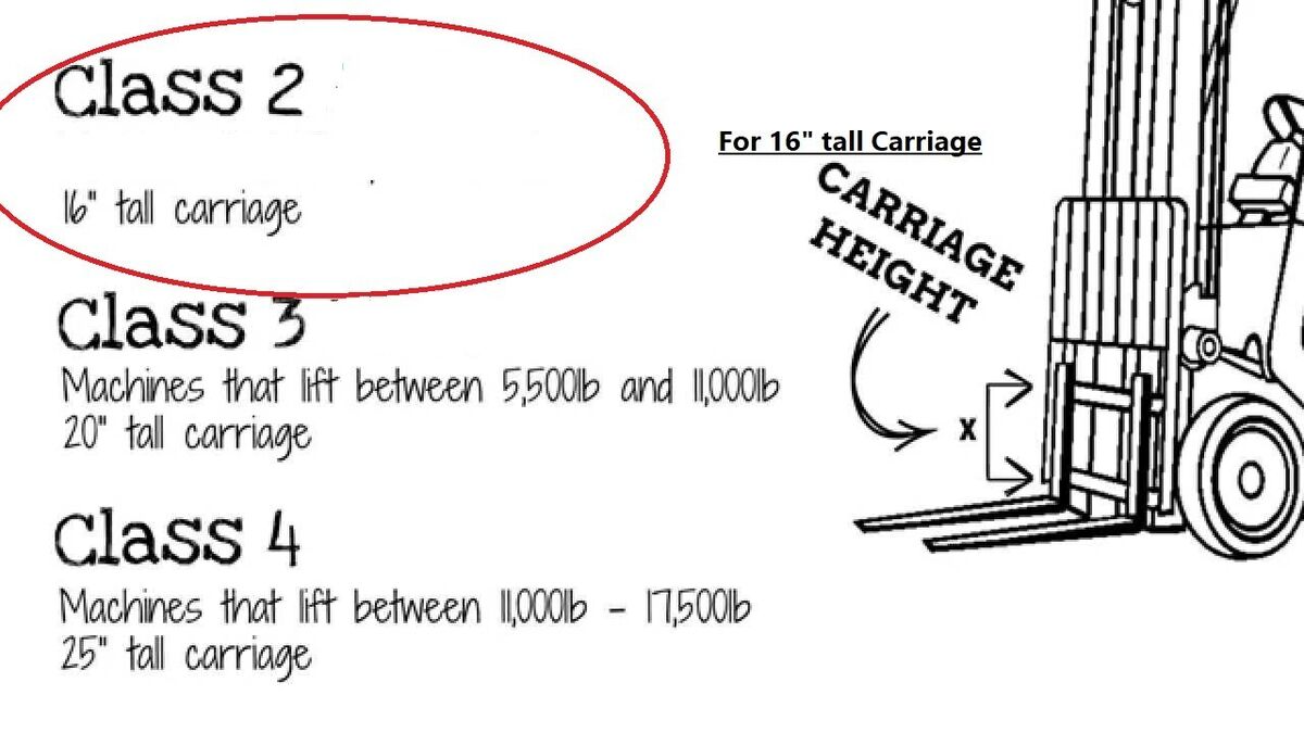 TOYOTA Forklift LOAD BACKREST CLASS 2 II ATTACHMENT 40X45.5" 2 BOLTS ...