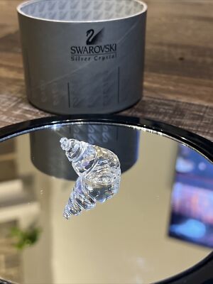 Swarovski Silver Crystal CONCH Original Package COA Nautical Ocean ...