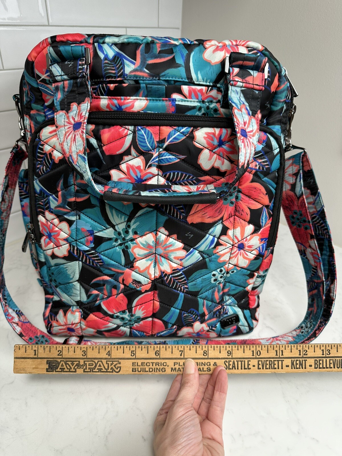 LUG Ranger XL Overnight Tote Bag Resort Tropics EXC - Gem