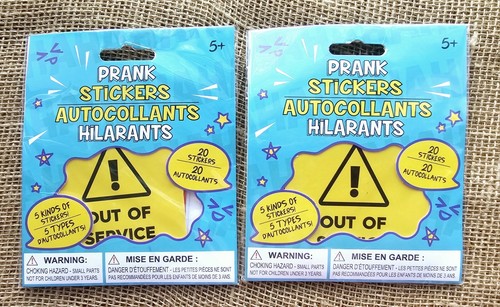 2 New Prank Stickers 40 Total Out Of Service, Do Not Enter Etc | eBay