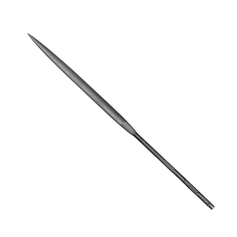 Grobet 6-1/4" - 0 Cut Knurled Handle Barrette Swiss Pattern Needle File ...