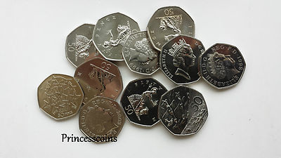 SELECTION OF 1982 TO 2012 UNCIRCULATED 50P COIN COLLECTION | eBay Australia