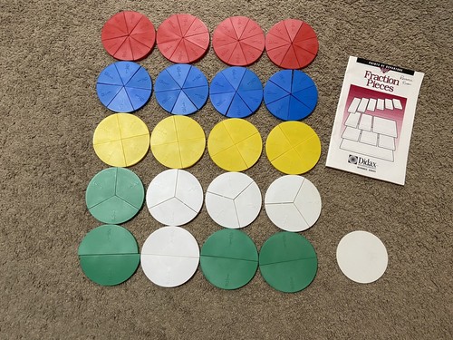 Didax Educational Resources Fraction Pieces Large Lot Of 90+ Pieces ...