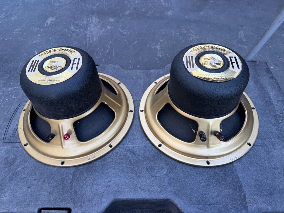 Pair altec Rogers Charles Signature 12” alnico full range speakers | eBay