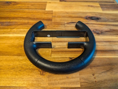 Ubisoft Steering Wheel For Wii And Wii U Mario Kart Black Gamepad Very ...