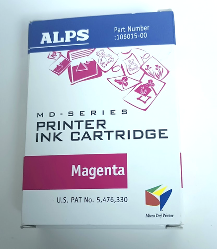 ALPS MD-Series Magenta Ink Cartridge Part Number ;106015-00 106015-00 ...