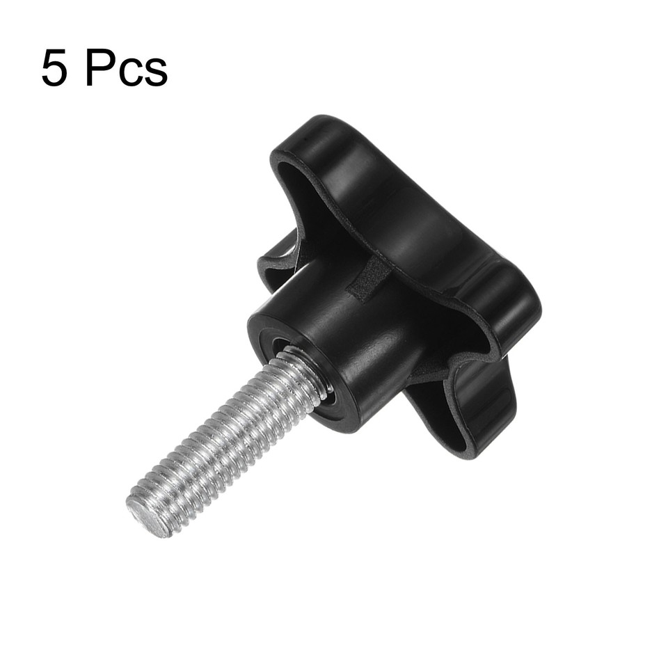 5pcs star knob M10 x 30mm captive screw metric threaded 60mm | eBay