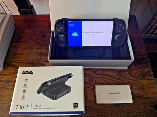 Retroid Pocket 5 With Travel Case and Docking Station | eBay