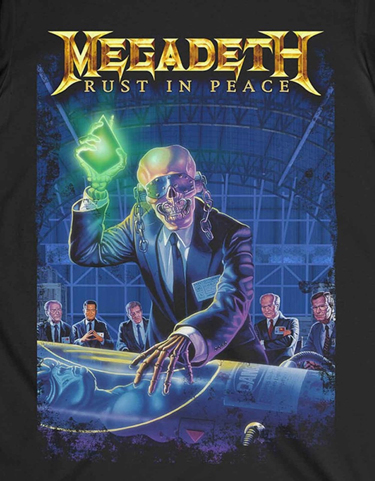 Megadeth Rust In Peace 30th Anniversary T Shirt | eBay Australia