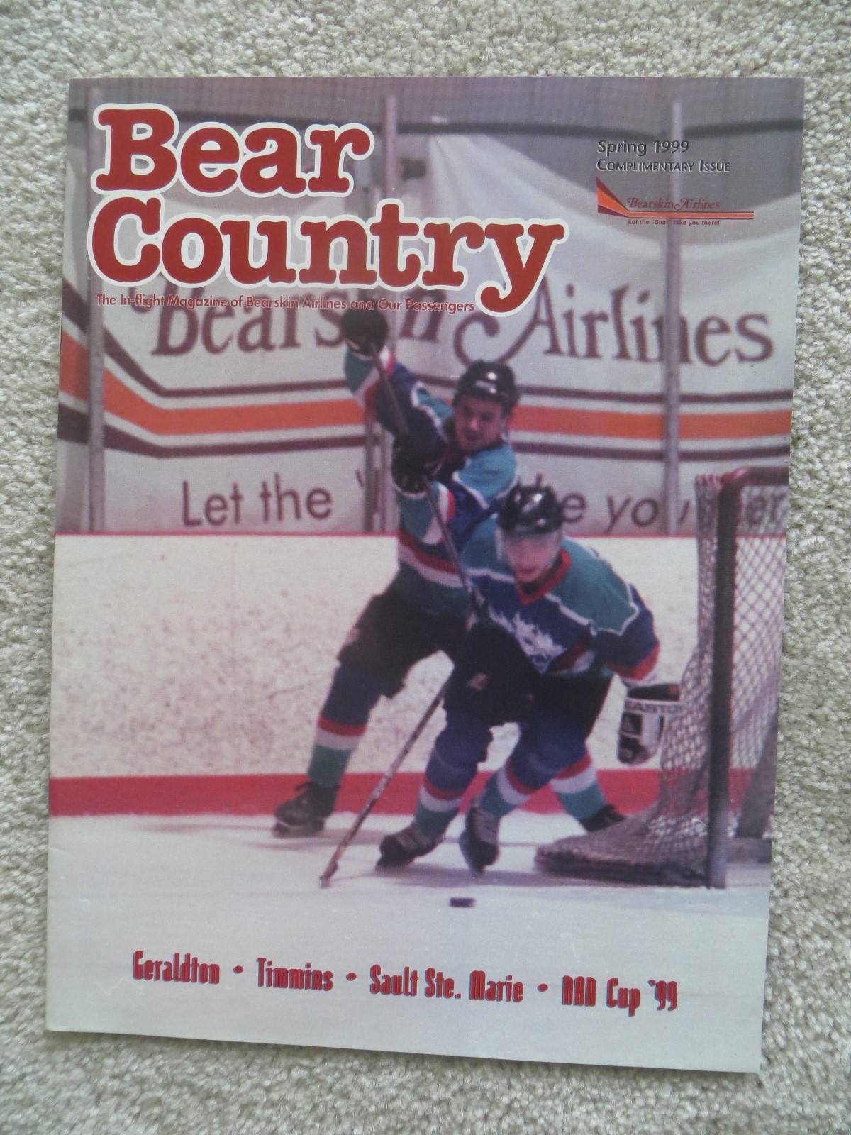 Bearskin Airlines Bear Country Inflight Magazine Spring 1999 = | eBay