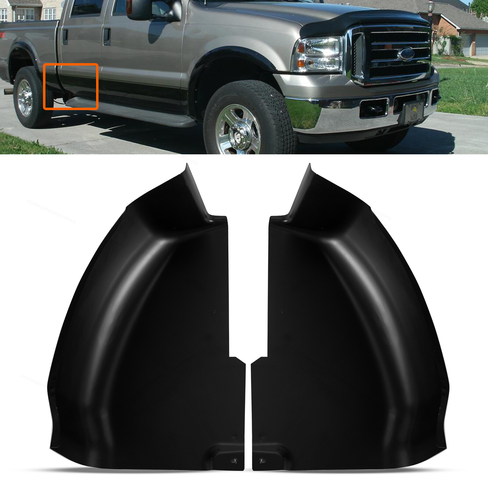 Pair of Cab Corners (Super Cab) fit 1999-2016 Ford F-250 / F350 ...