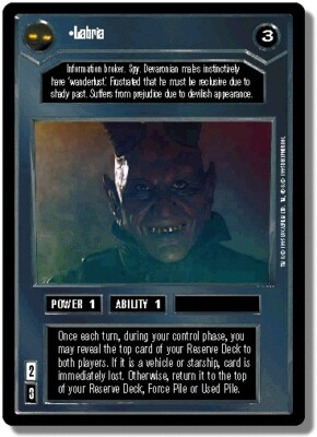 SWCCG: Labria [Heavily Played] Premiere SW Star Wars CCG Decipher | eBay