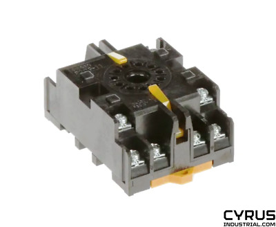 Omron P2CF-11 Relay Socket, 11 Pin Octal, Screw, DIN Rail Mount, H3CR ...